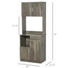 Millwood Pines Boen 70'' Kitchen Pantry | Wayfair