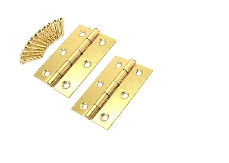 Symple Stuff Standard Butt Hinges in Zinc Plated Silver, Timber Door ...