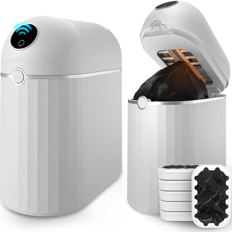 HIGEMZ Automatic Trash Can Self Sealing and Self-Changing Smart Trash ...