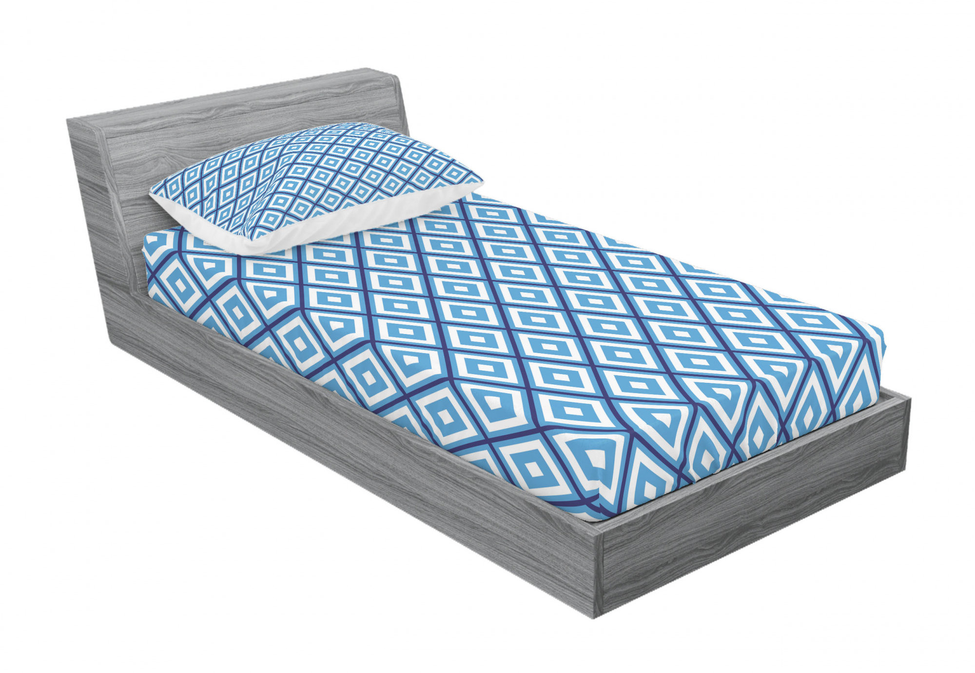 Ambesonne Internal Squares Minimalist Abstract Sheet Set | Wayfair