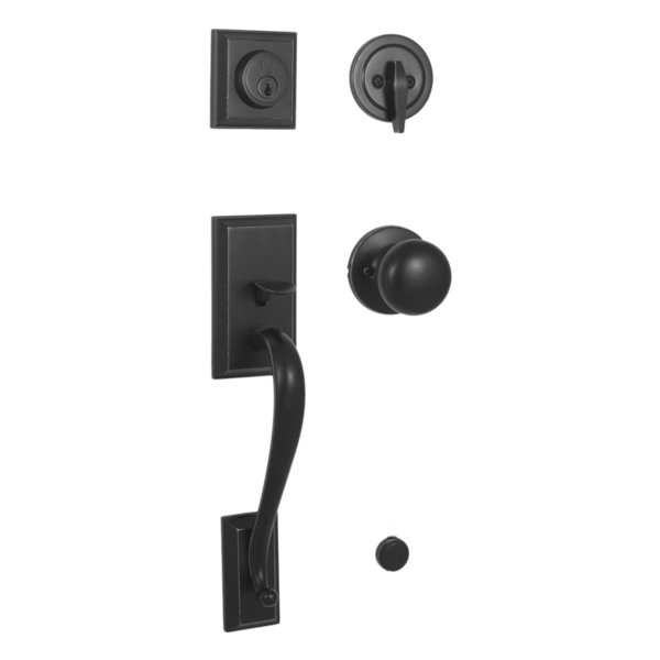 Weslock Handleset with Single Cylinders Deadbolt and Premiere ...