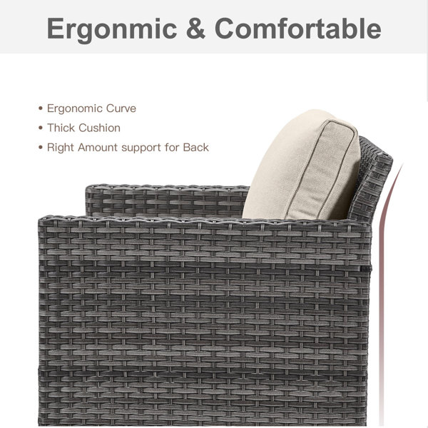 Latitude Run® Joevan 8 - Person Outdoor Seating Group with Cushions ...