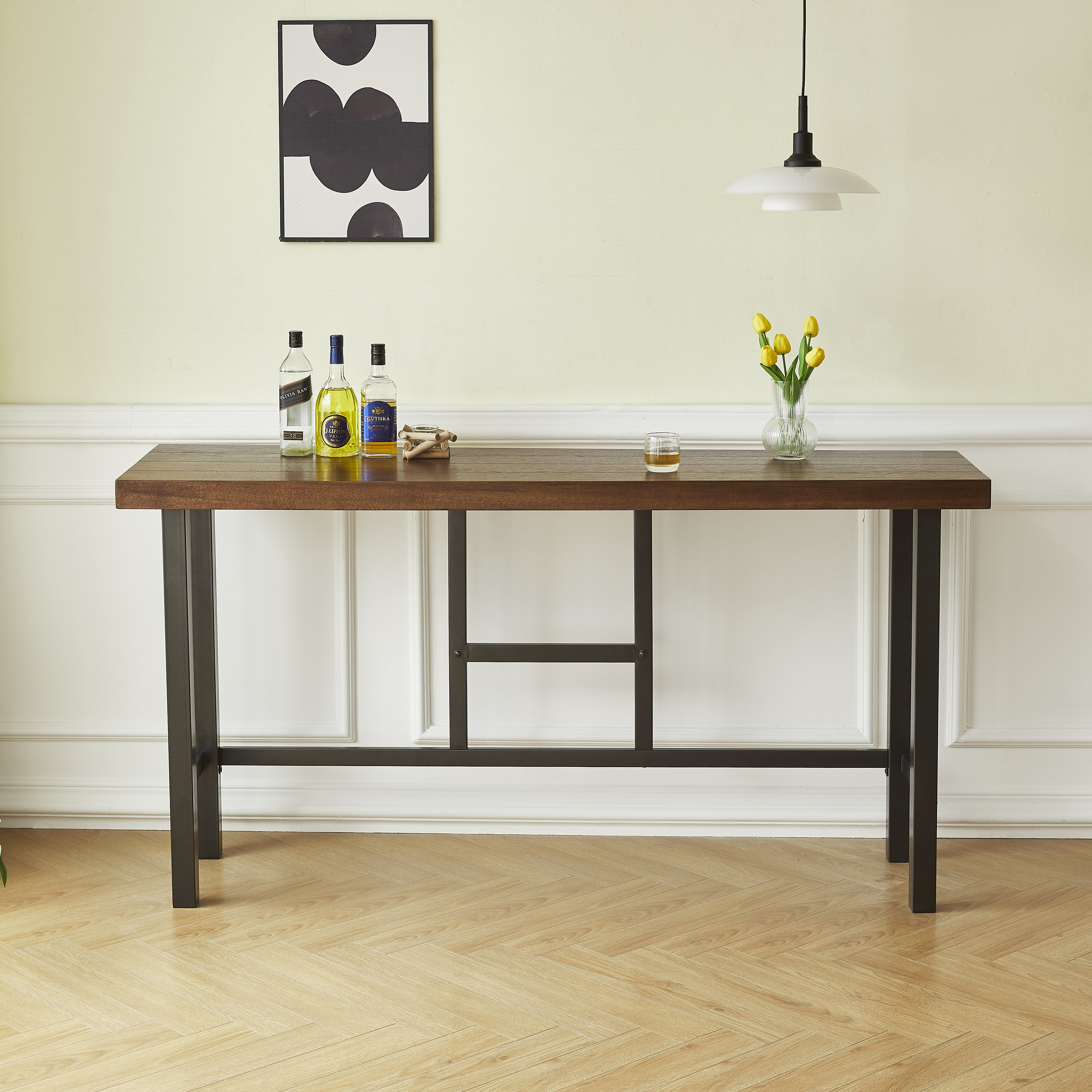 17 Stories 2 - Person Counter Height Dining Set & Reviews | Wayfair