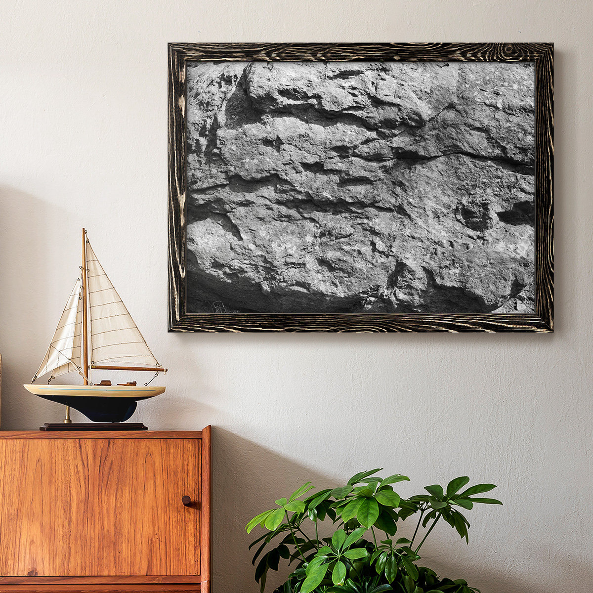 Wexford Home Found Textures XV Framed On Canvas Print | Wayfair