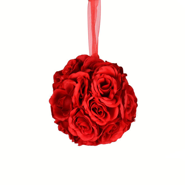 Rosdorf Park Artificial Rose Ball | Wayfair