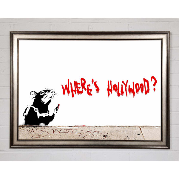Happy Larry Rat Wheres Hollywood - Single Picture Frame Art Prints ...
