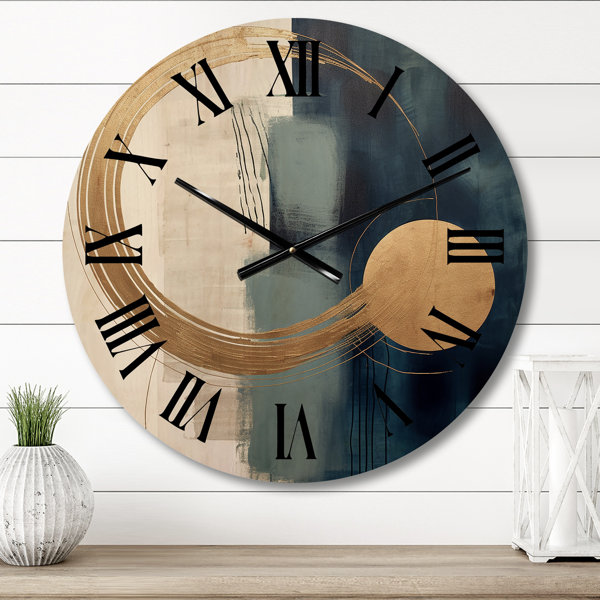 East Urban Home Moon Bliss On Delft Blue Sky Mid-Century I ...