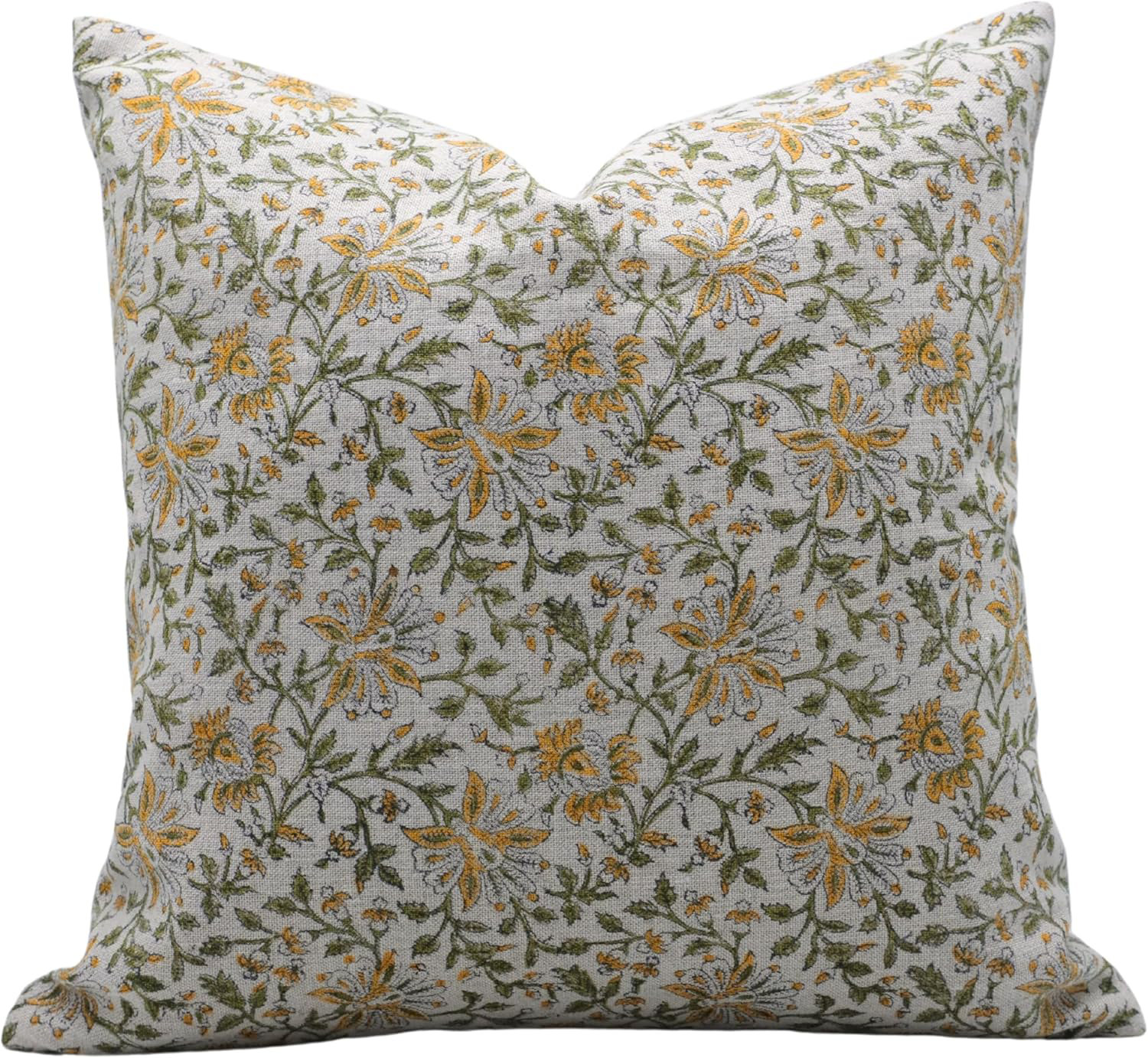 Fabdivine Cushion Cover – Traditional Block Print Pillowcase,Neera Bel ...