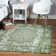 Bungalow Rose Giverny Power Loom Green Rug & Reviews | Wayfair