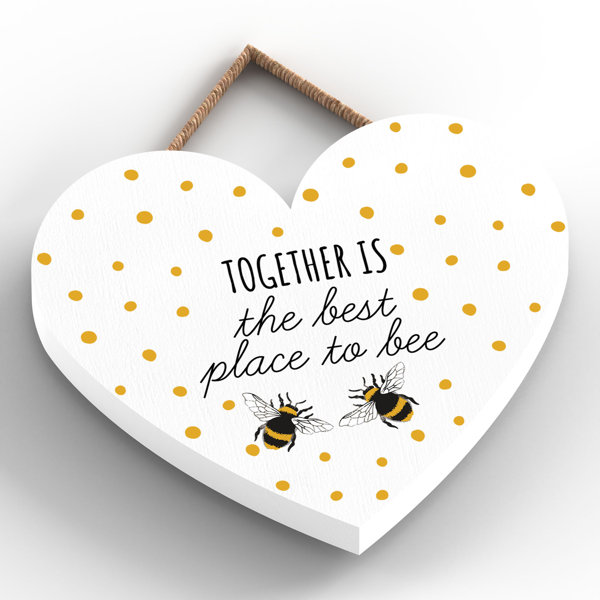 Happy Larry Bee Together Is the Best Wall Décor | Wayfair.co.uk