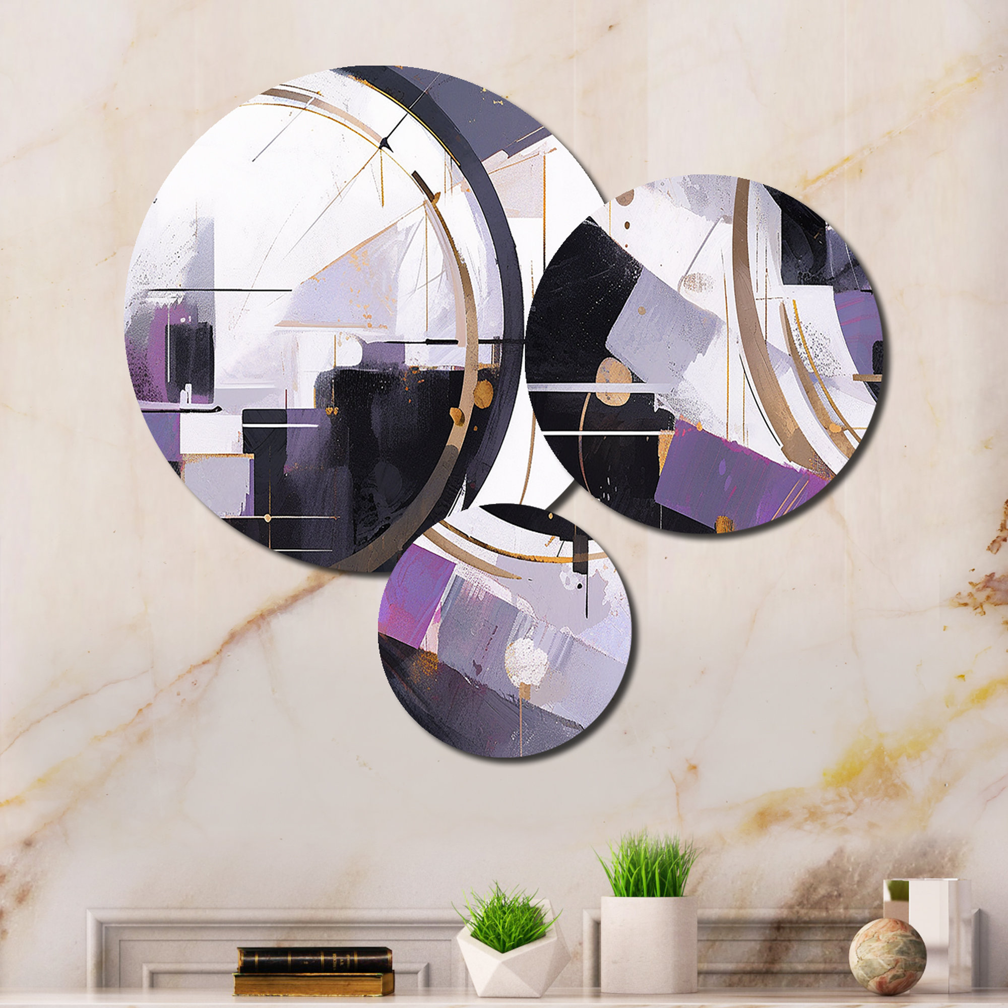 Ivy Bronx 3 Wall Decor Set Metal | Wayfair