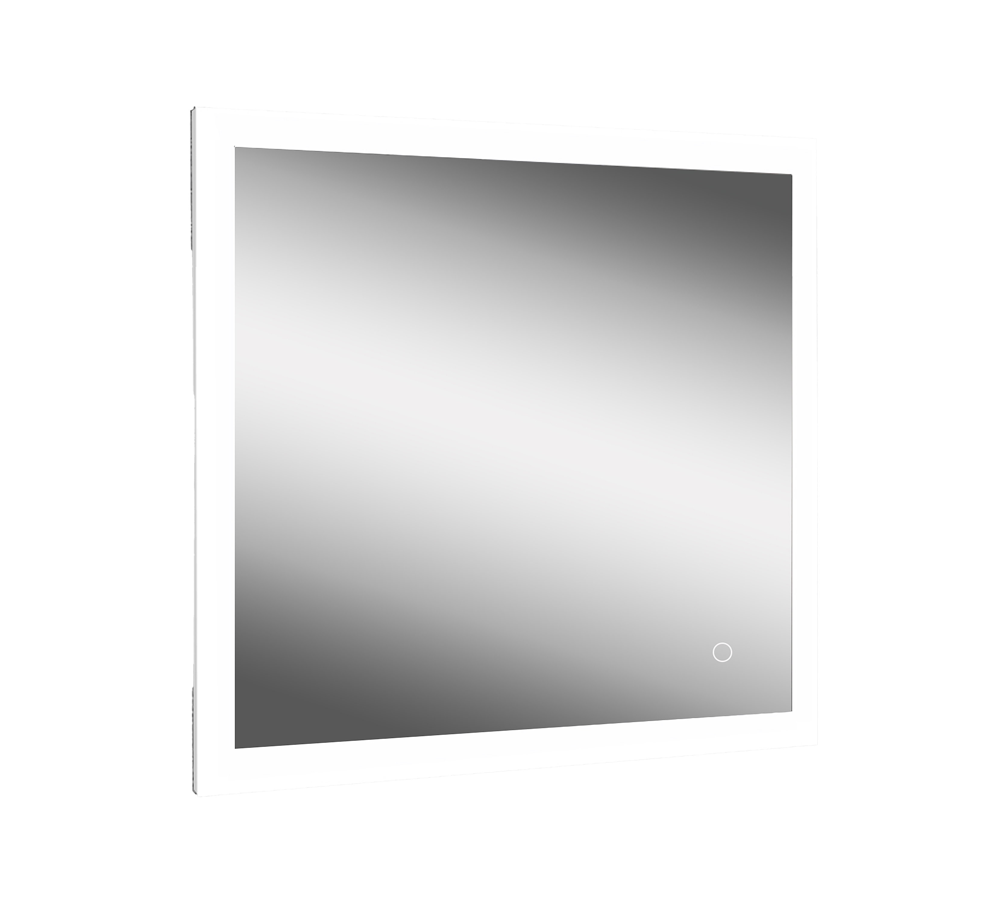 Orren Ellis ASHER SQUARE FRAMELESS LED WALL MIRROR | Wayfair