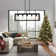 Gracie Oaks Rectangular Linear 5-light Pendant Lights | Wayfair