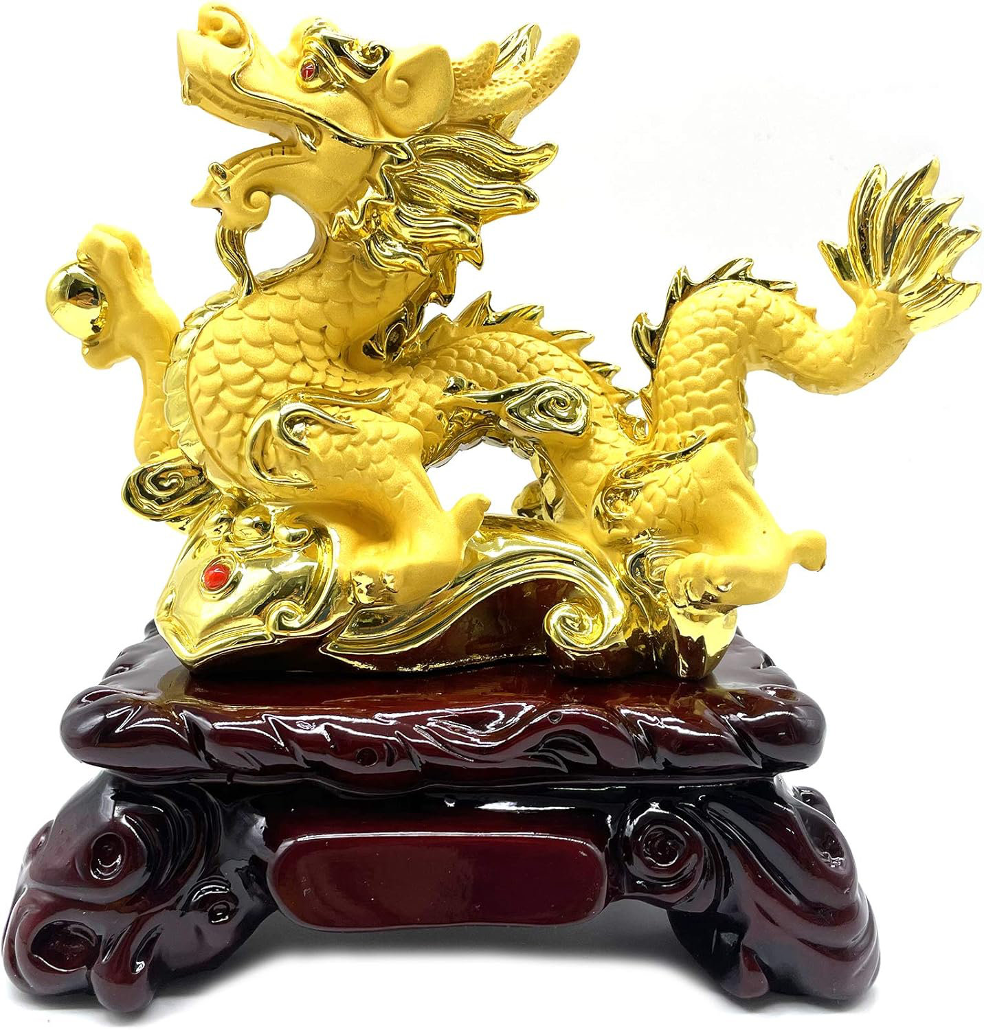 Trinx Chinese Feng Shui Dragon Statue Sculpture Figurines Feng Shui ...