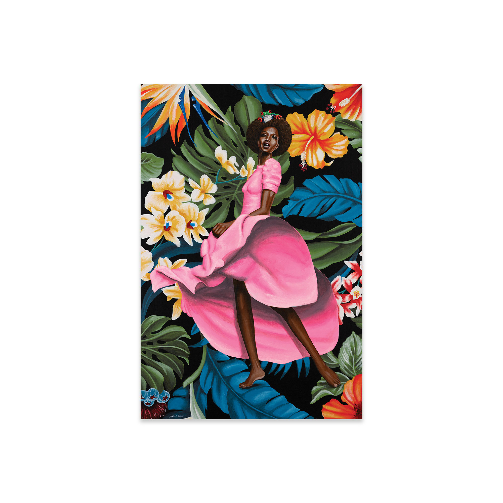 Red Barrel Studio® Jungle Rose On Plastic / Acrylic by Christian Beijer ...