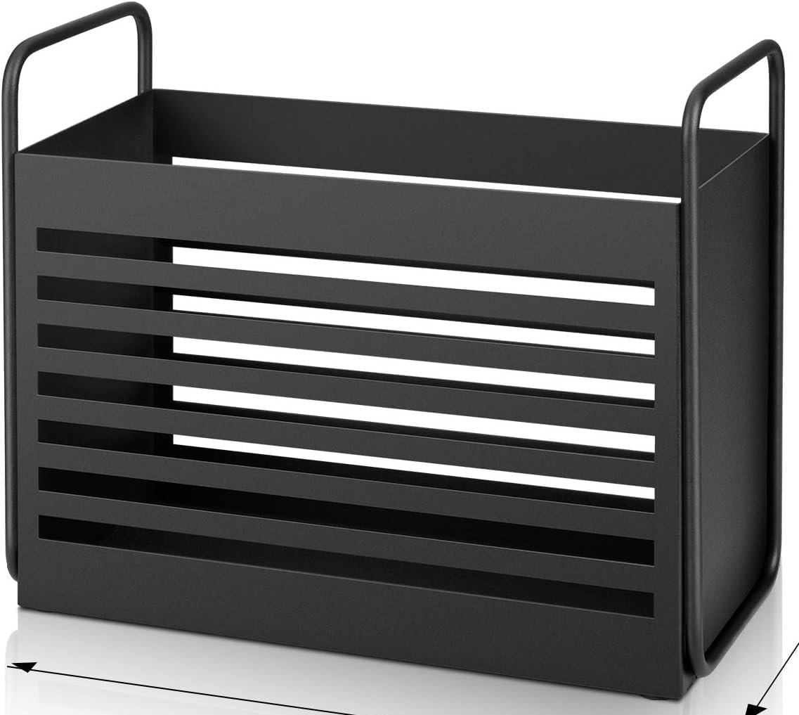 Hokku Designs 7-Pocket, Steel Wall Rack, Fits Legal & Letter-Size File ...