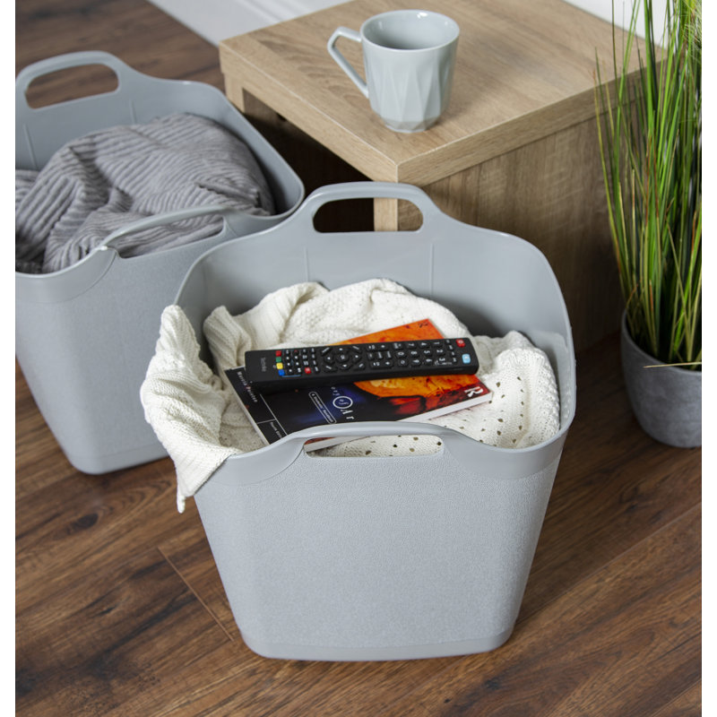 Wham Flexi-Store 25L Square Tub Graduated Cool Grey & Reviews | Wayfair ...