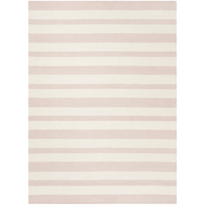 Isabelle & Max™ Kruetzen Striped Handmade Wool Rug & Reviews | Wayfair