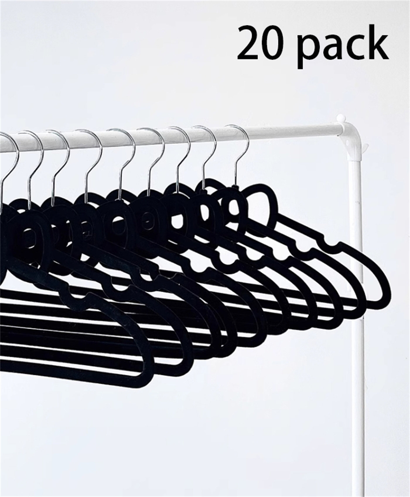 Rebrilliant Velvet Flocked Clothes Hangers | Wayfair