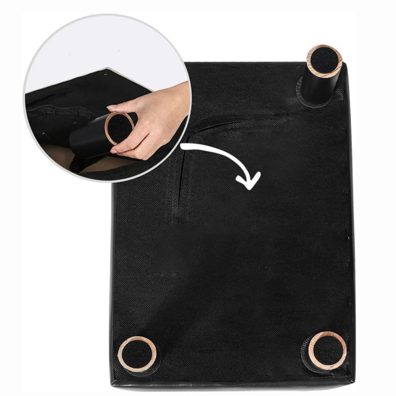 Ameriwood Modern Rectangular Footstool | Wayfair