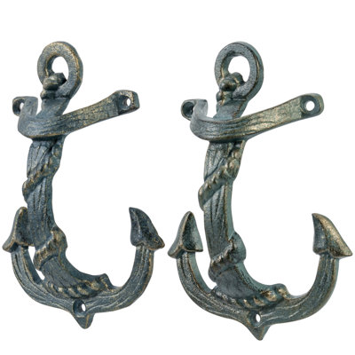 MyGift Ships Anchors Heavy Duty 3” Center to Center Novelty Pull ...