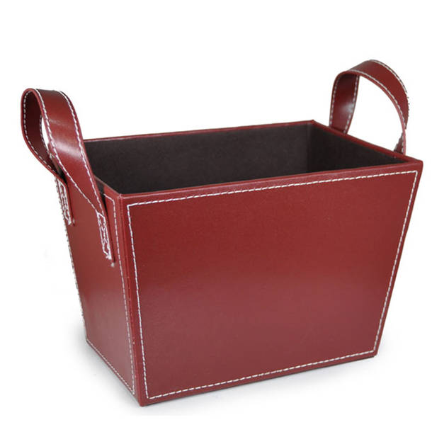 Charlton Home® Baderbräu Faux Leather Basket & Reviews - Wayfair Canada