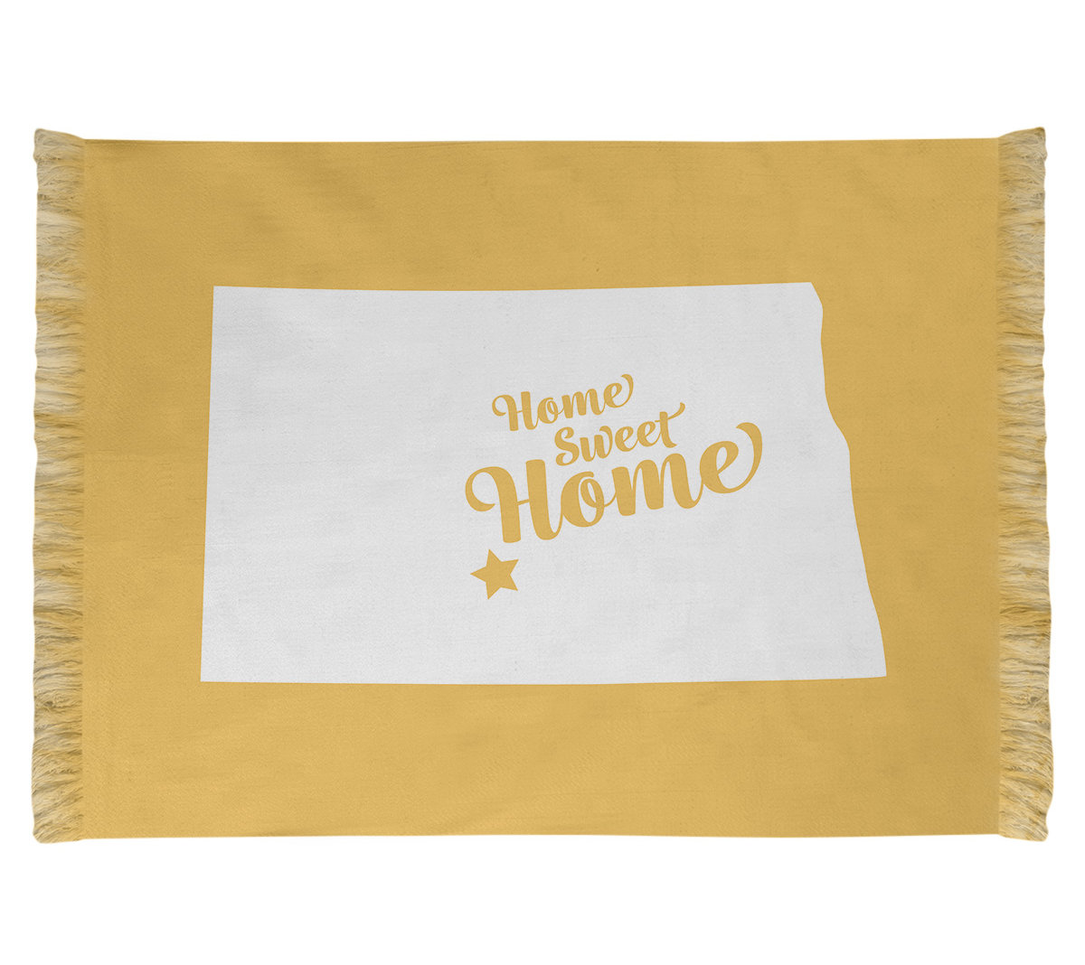 East Urban Home Home Sweet Bismarck Yellow Area Rug - Wayfair Canada