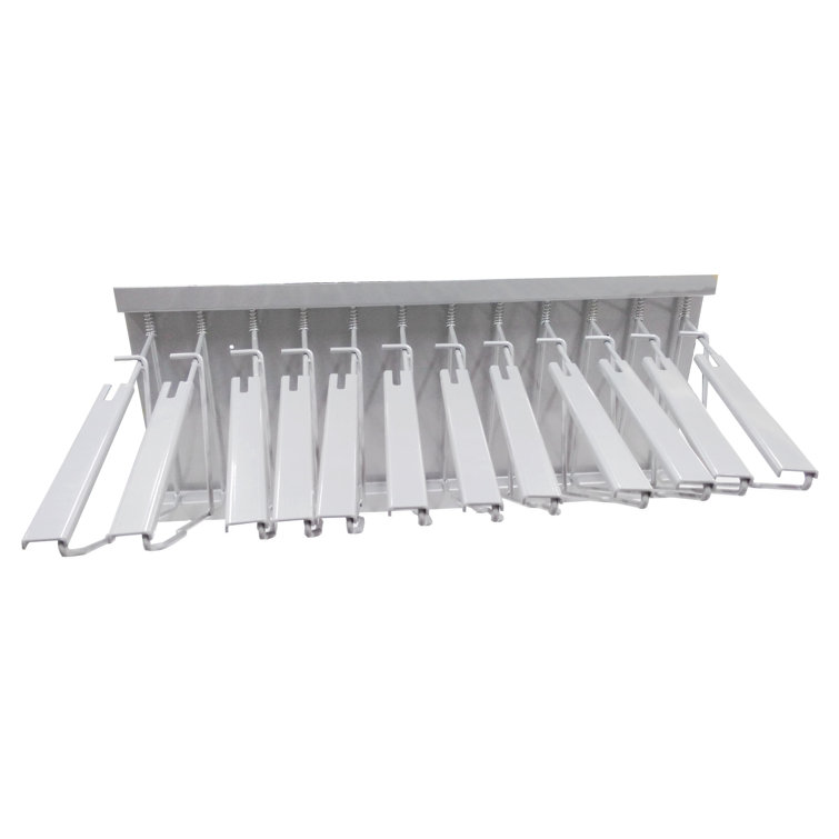 Arlmont & Co.® Silver Pivot Wall Rack With Hangers For Blueprints ...