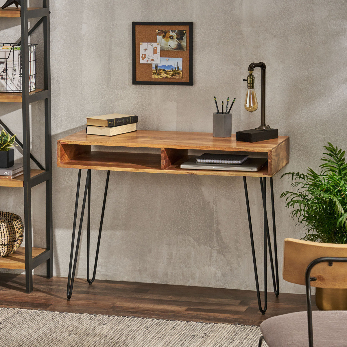 Millwood Pines Computer Desk Home Office Desk Writing Desk | Wayfair
