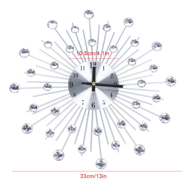 Mercer41 Clarince Metal Wall Clock & Reviews | Wayfair