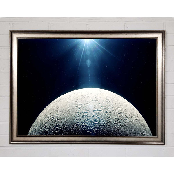 Brayden Studio Moon In Space - Single Picture Frame Art Prints ...