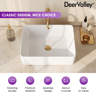 DeerValley Ally 19" x 15" Vitreous China Rectangular Bathroom Sink ...