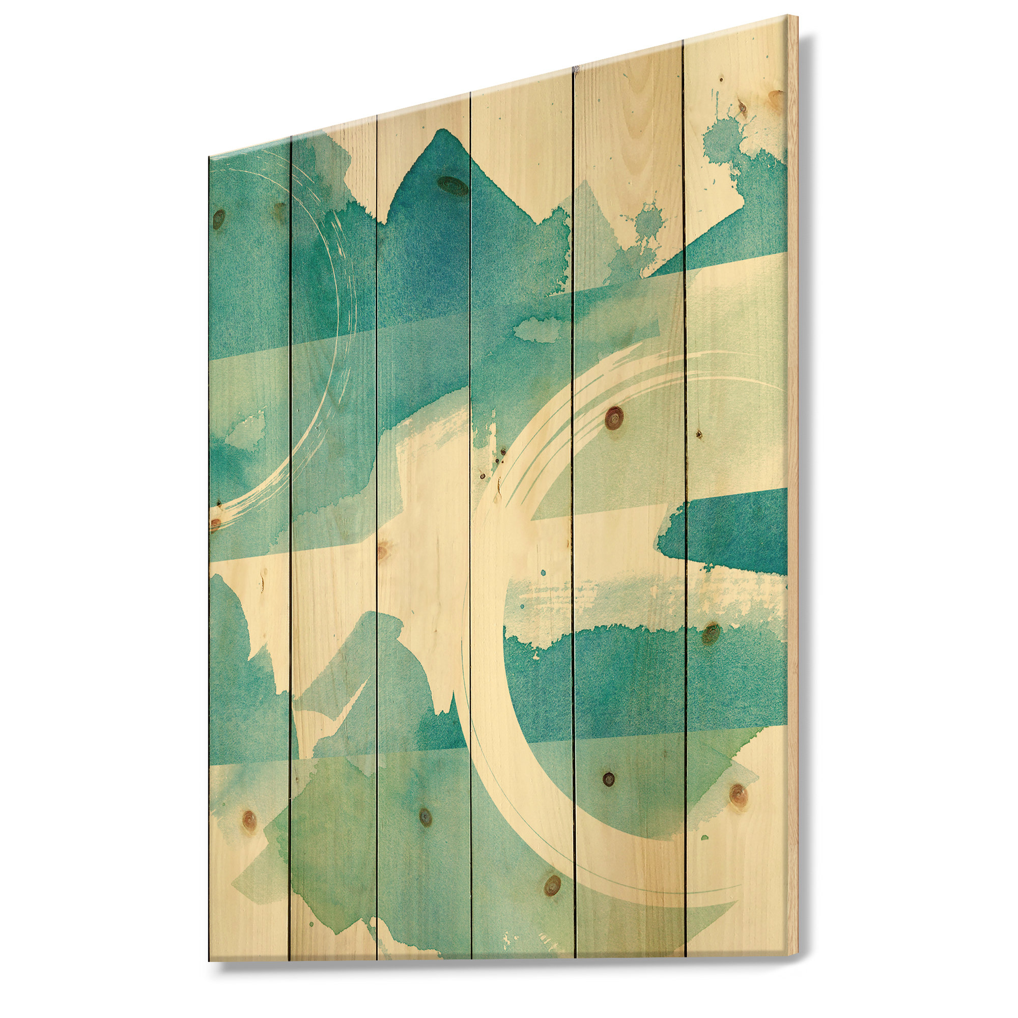East Urban Home Coastal watercolors II - Transitional Print on Natural ...