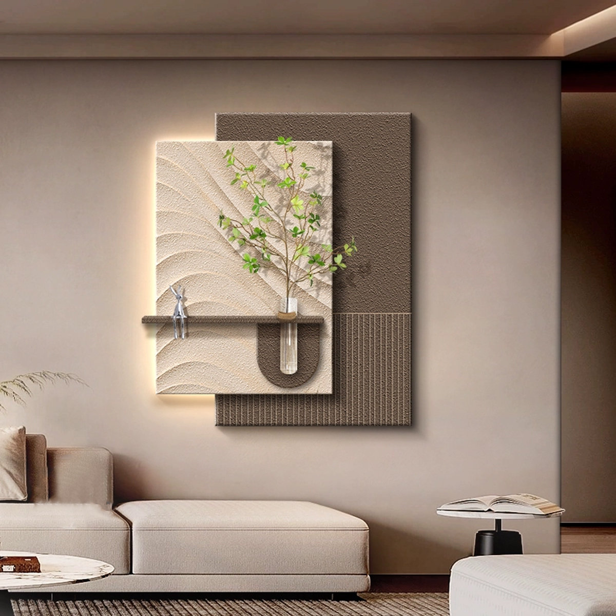 Orren Ellis Italian High-Quality Three-Dimensional Texture Sandstone ...