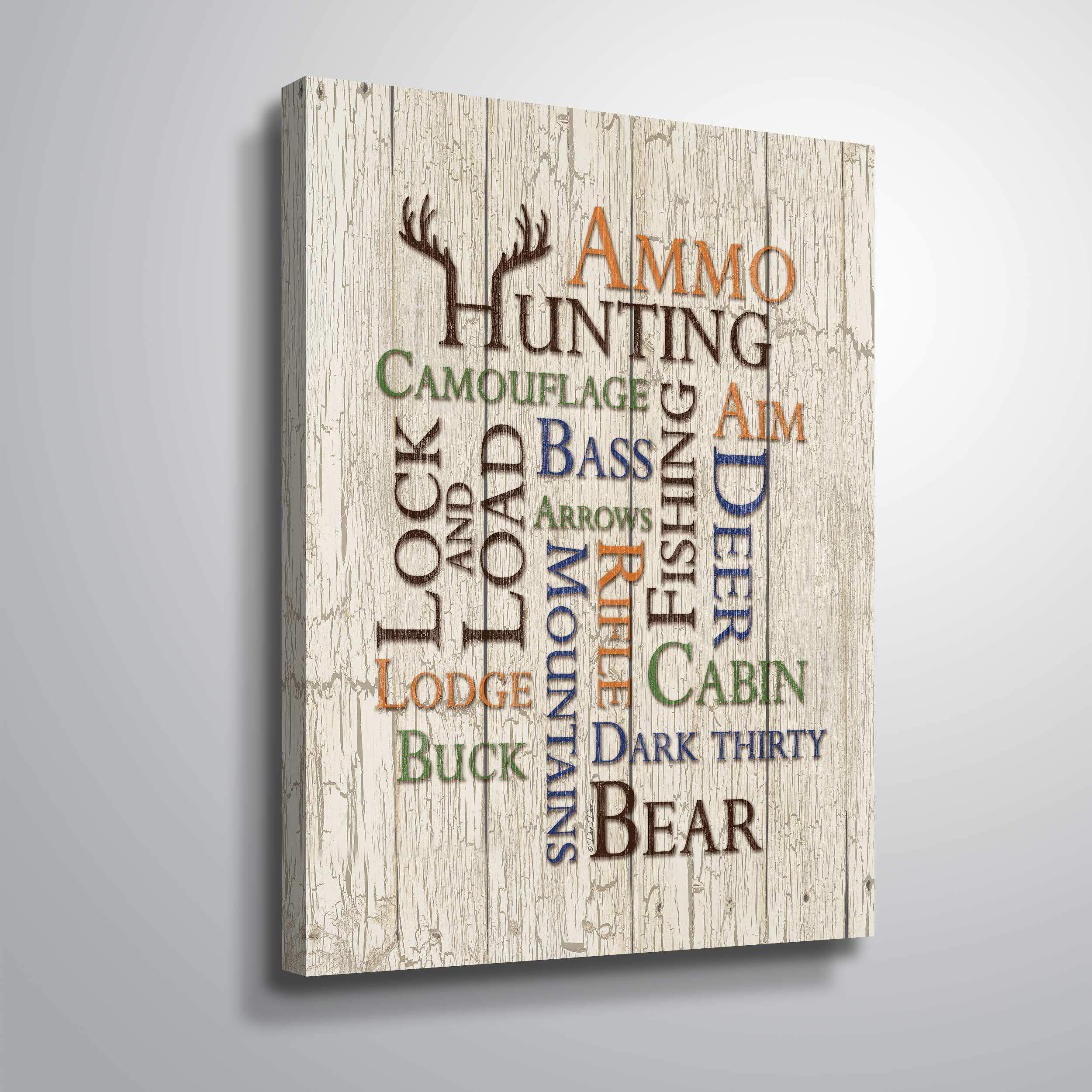 Millwood Pines 'Hunting Words' - Textual Art on Canvas & Reviews | Wayfair