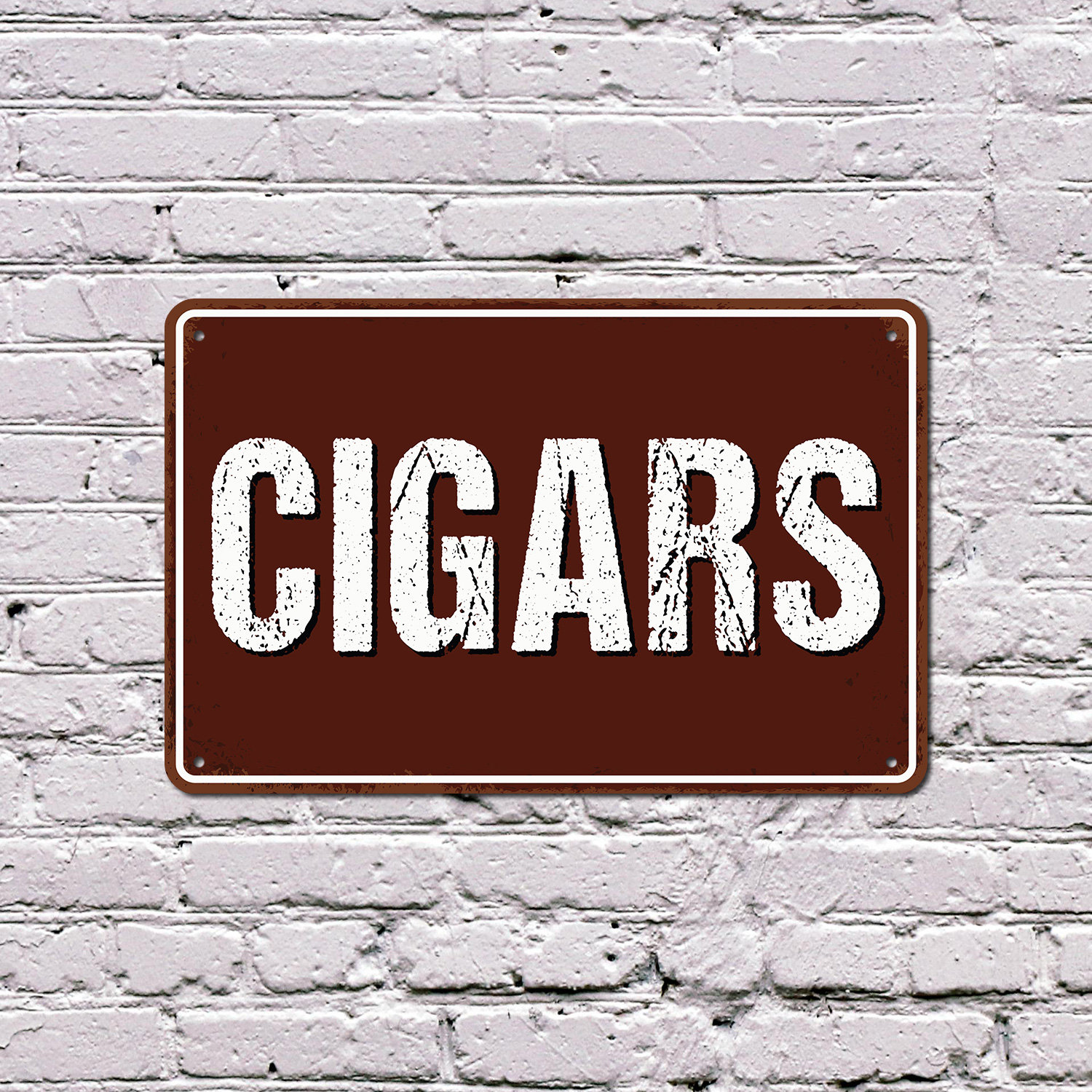 SignMission Cigars 8 Inch x 12 Inch Plastic Sign | Wayfair