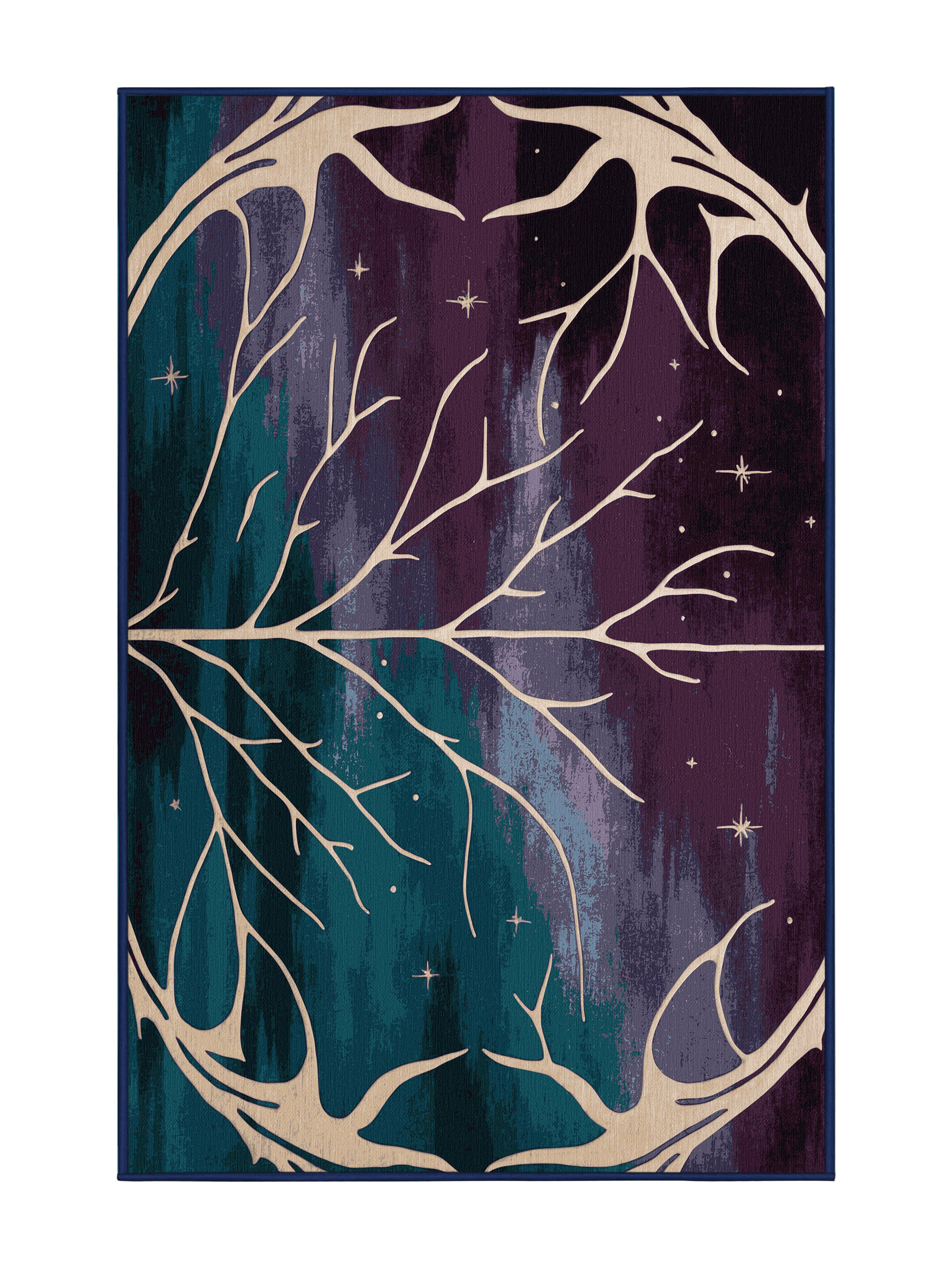 Red Barrel Studio® Moonlit Vines Rug | Wayfair