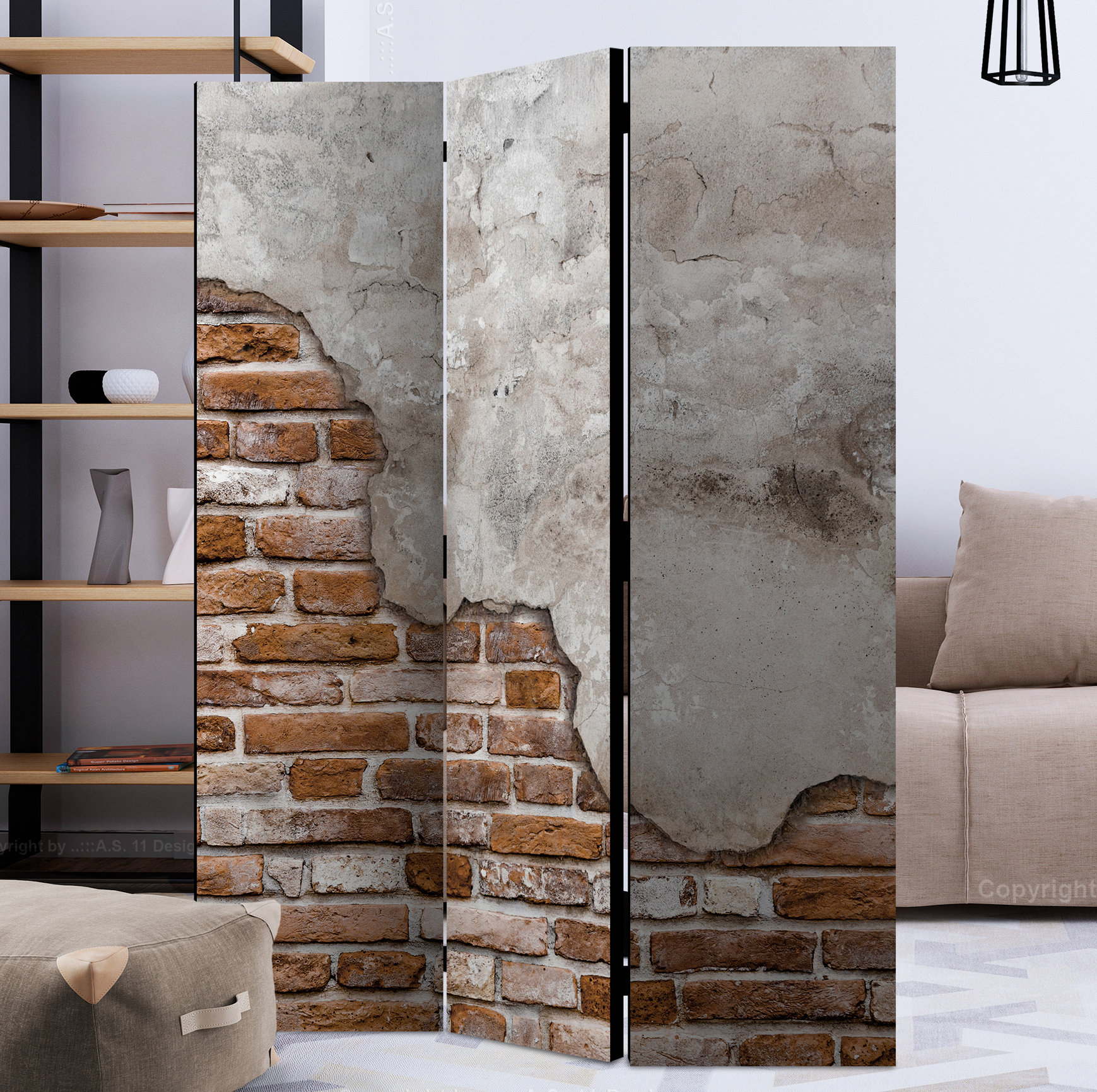 East Urban Home Coker Solid Wood Folding Room Divider | Wayfair