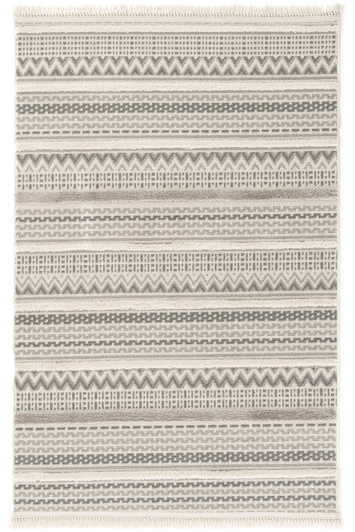 Dakota Fields Sakura Grey Ethnic Patterned Modern Living Room Rug ...