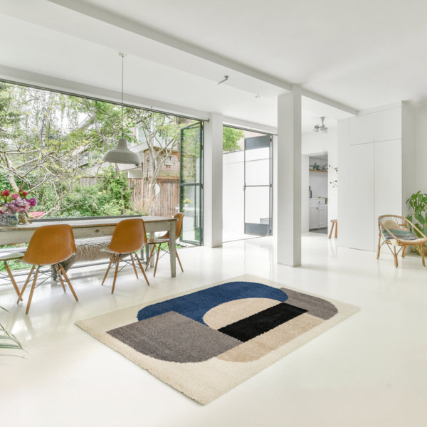 Mikado Living Faulk Abstract Machine Woven Cream Area Rug | Wayfair.co.uk