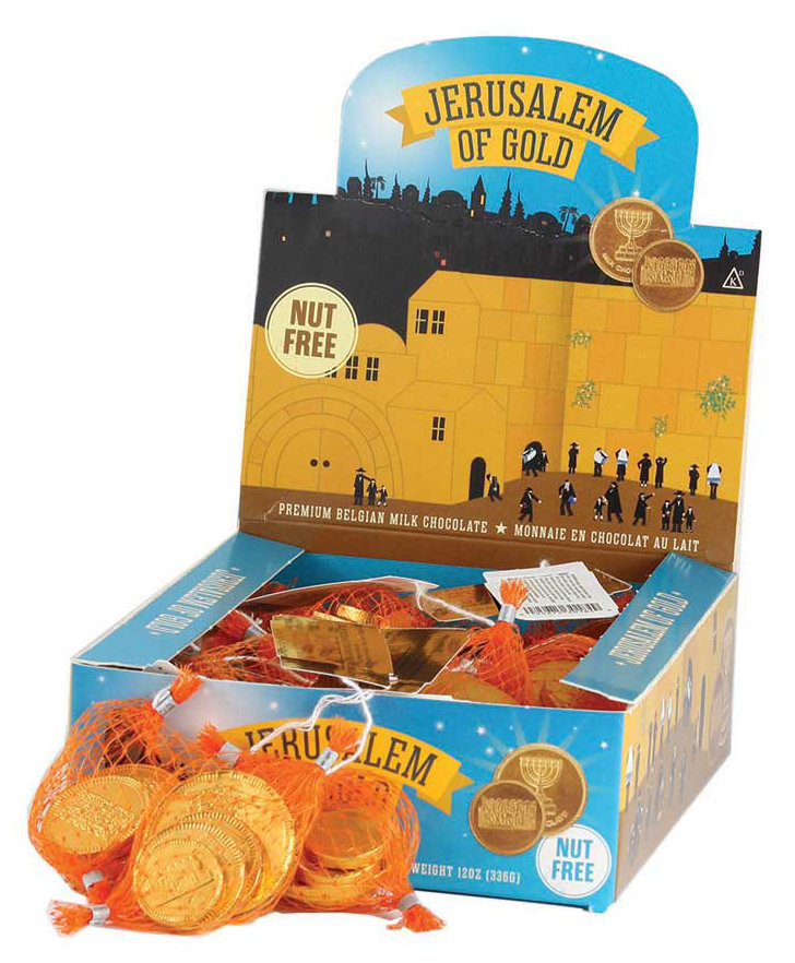 The Holiday Aisle® 120 Piece Hanukkah Chocolate Gelt Coin Sack Set ...