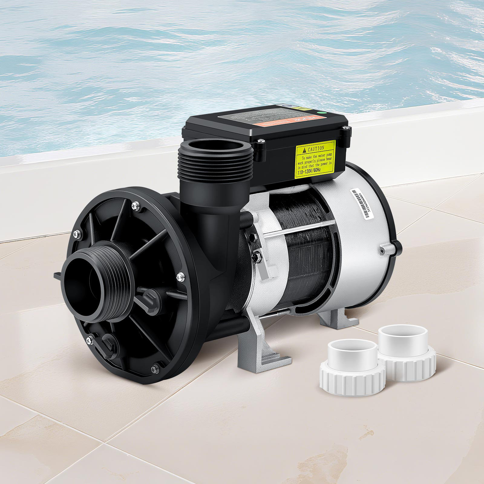 Stellweilan Tessberg 1.5 HP SPA Pump 110V-120V Hot Tub Bathtub ...