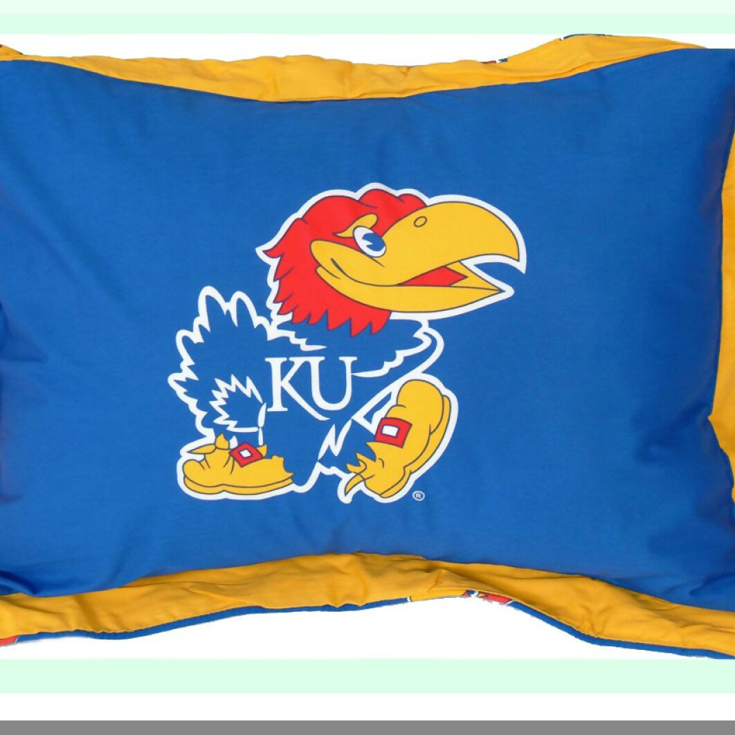 Hokku Designs Jayhawks Twin Comforter Set - Reversible Bedding with 1 ...
