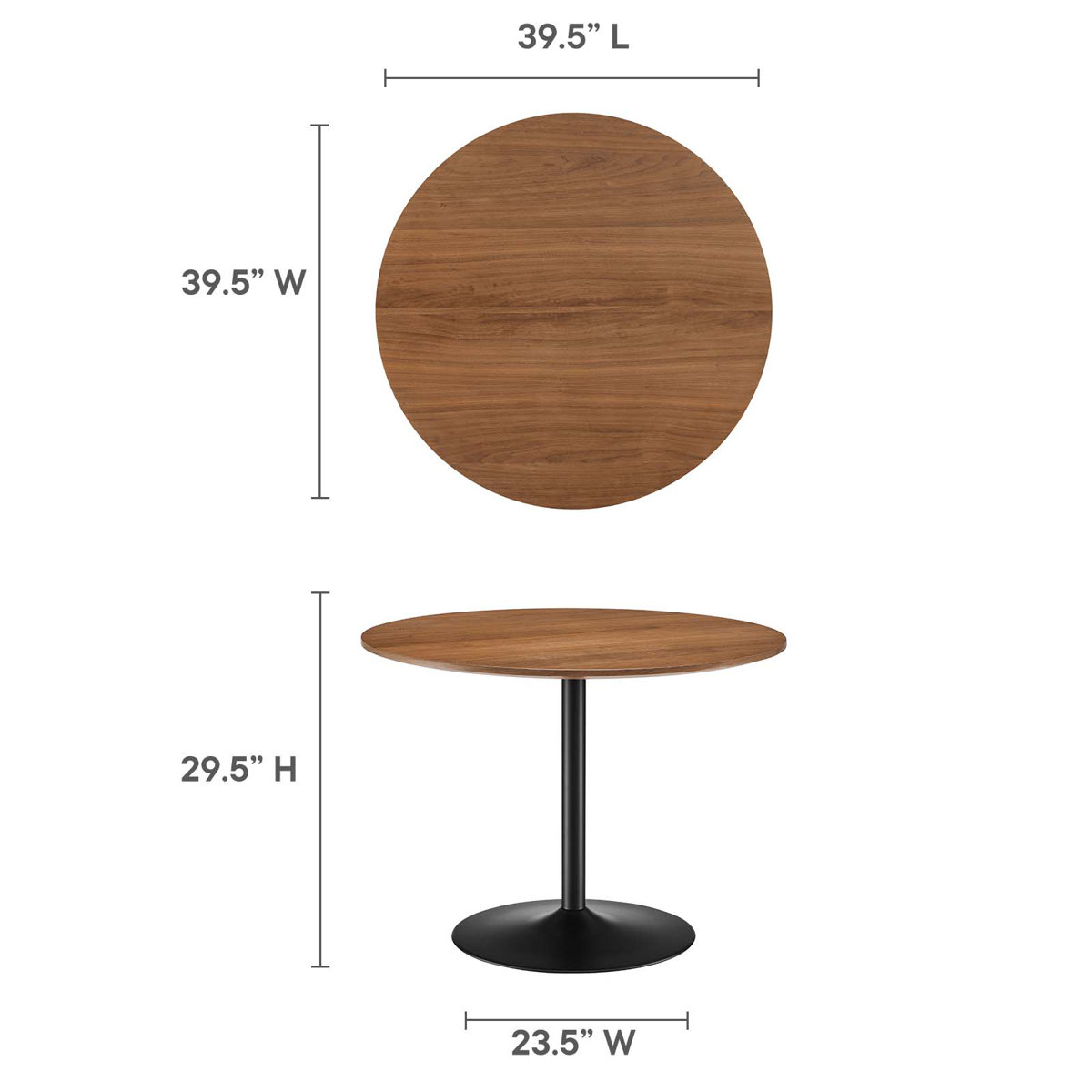 Modway Amuse 40" Dining Table | Wayfair