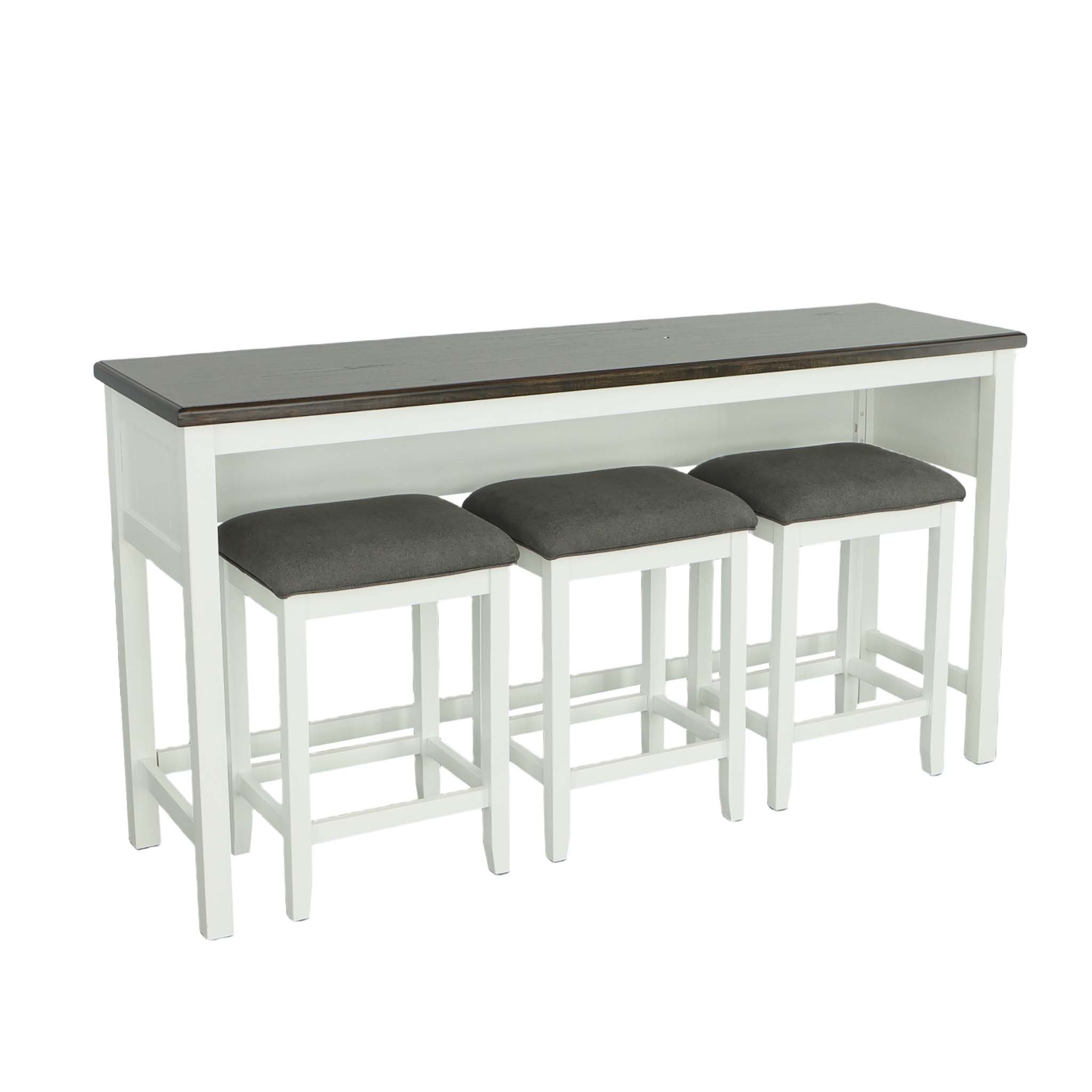 Lark Manor Ademaro Counter Table W/ 3 Stools 4/Ctn & Reviews | Wayfair