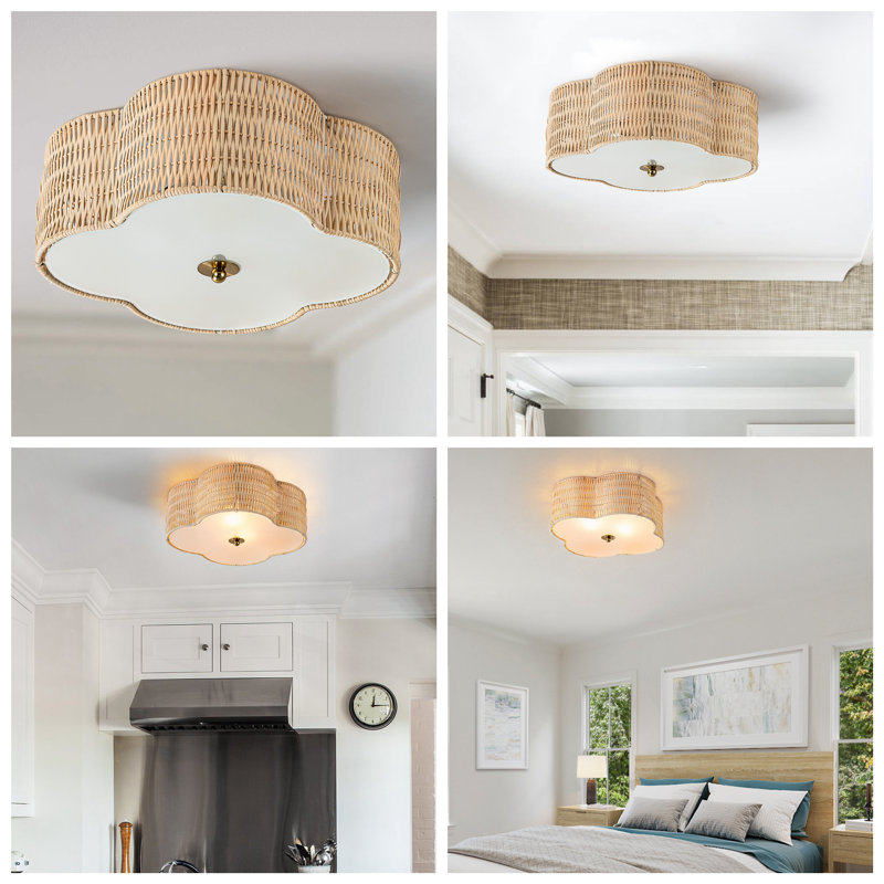 Beachcrest Home™ Alonza Flush Mount & Reviews | Wayfair