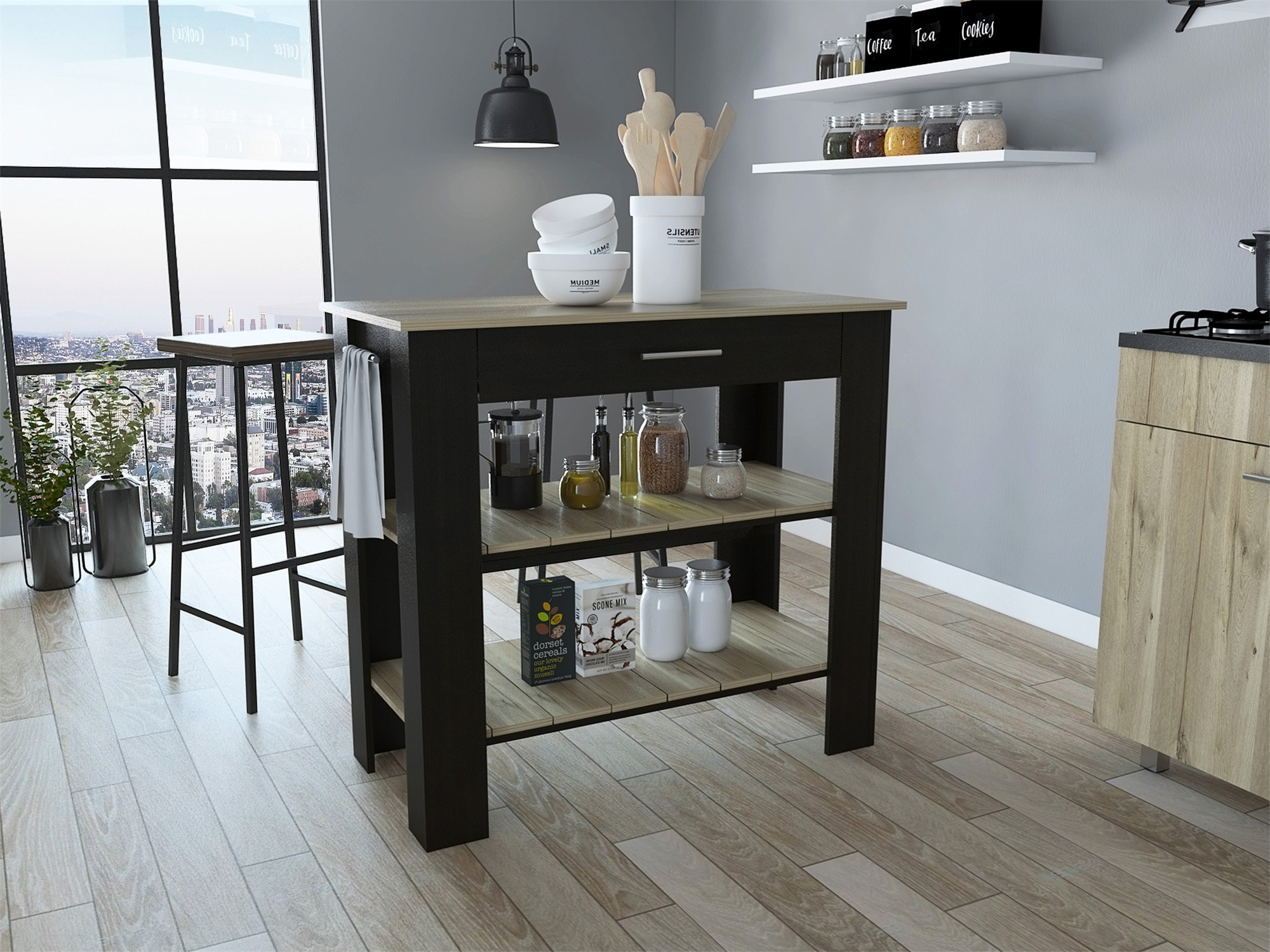 Lark Manor™ Cala Kitchen Island 40 | Wayfair