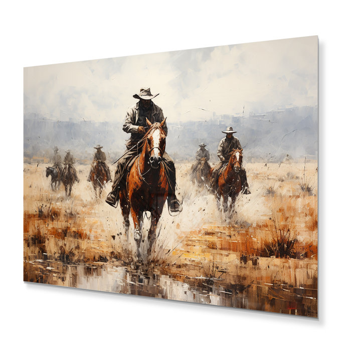 Union Rustic Western Dust and Grit II - Western Metal Wall Decor | Wayfair