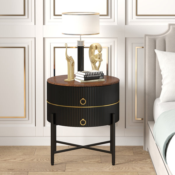 Mercer41 Color Frame 2 - Drawer End Table & Reviews | Wayfair