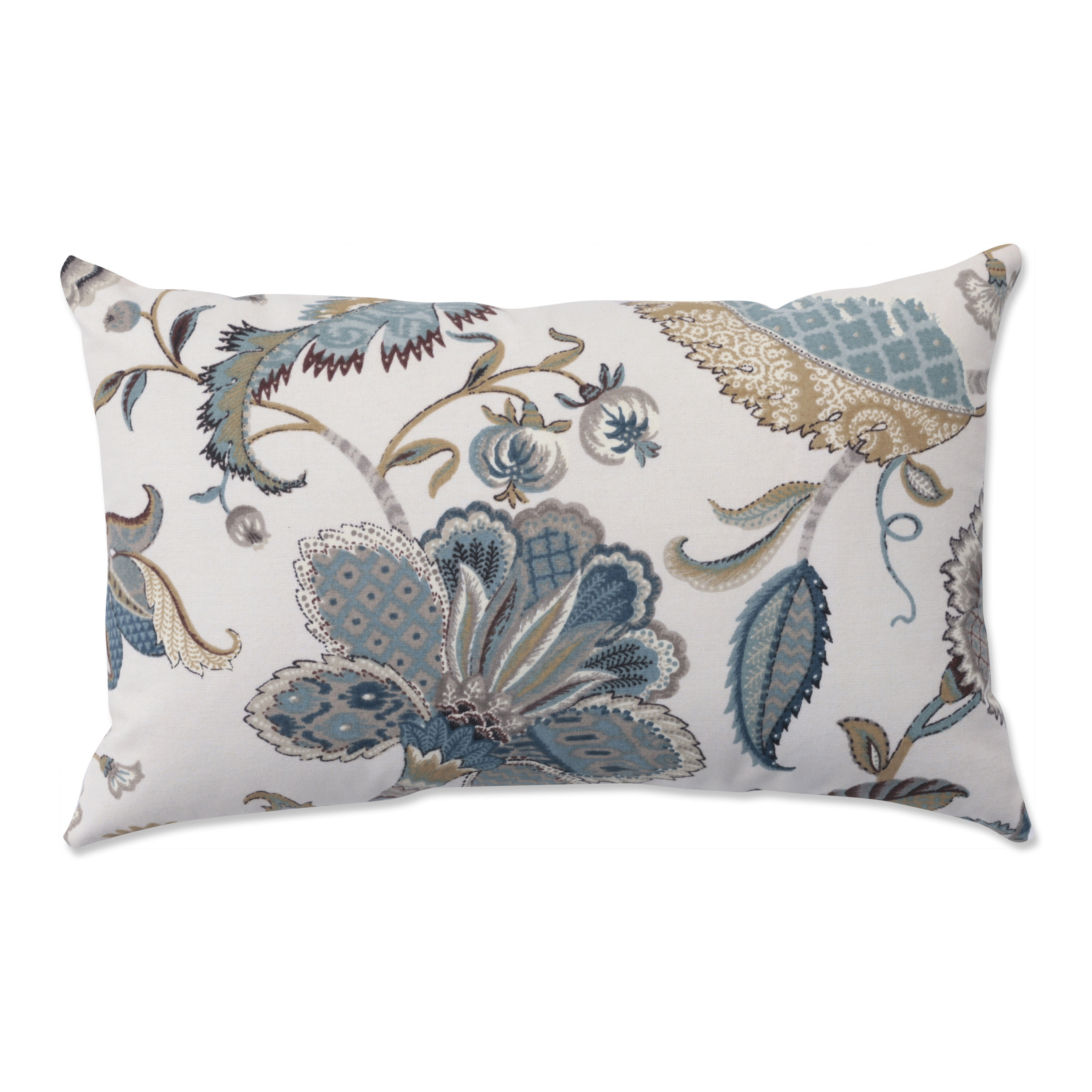 Pillow Perfect Finders Keepers Cotton Floral Lumbar Pillow & Reviews ...